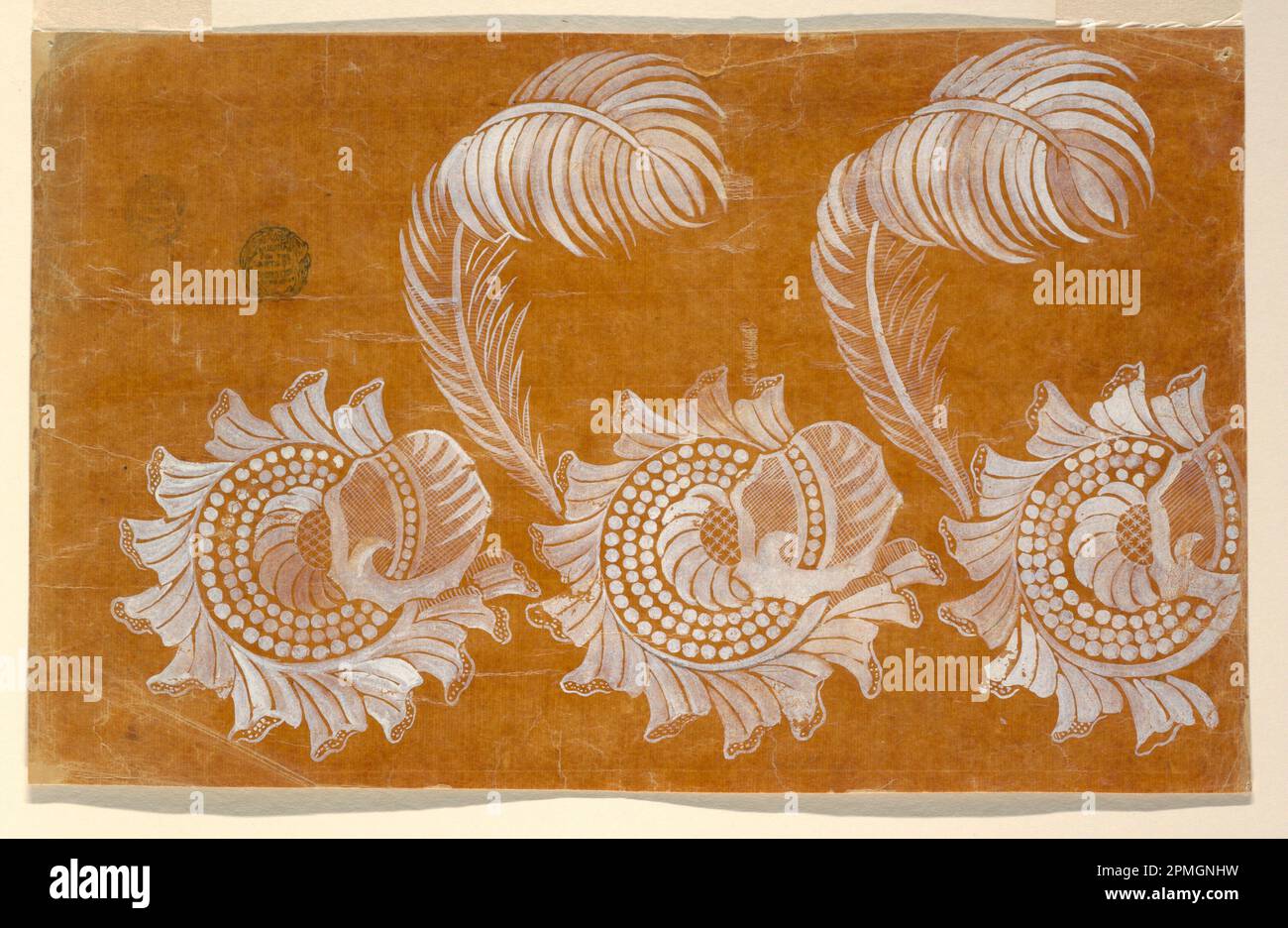 Drawing, Design for an Embroidery or Woven Fabric of the "Fabrique de ...