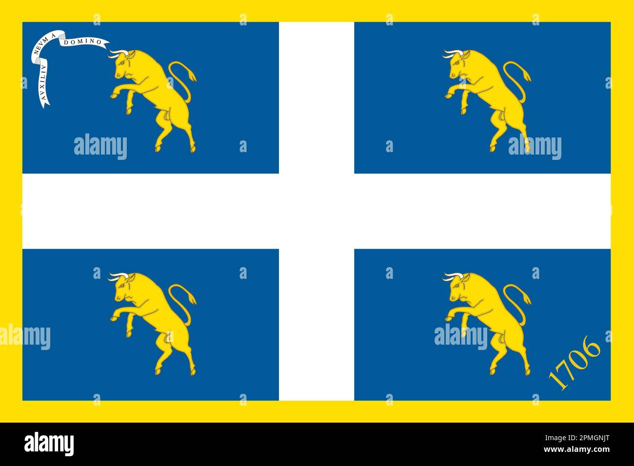 City of Turin official flag, Piedmont, Italy, european union, vector ...
