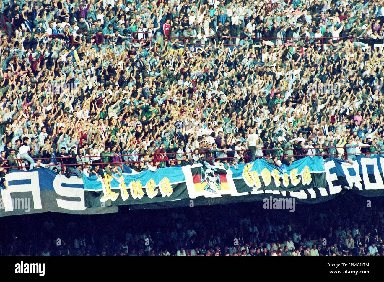 Italy ultras season 1989-90 Serie A - in the photo - inter-roma Stock ...