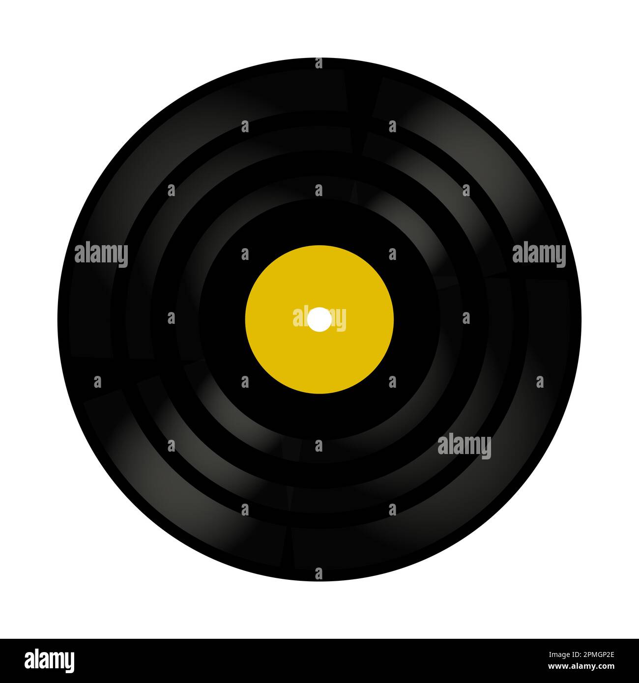 Old classic turntable record Stock Vector Images - Alamy