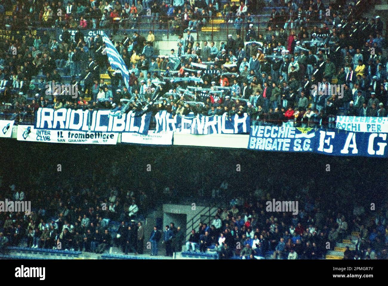 Italy ultras season 1989-90 Serie A - in the photo - inter-lazio ...