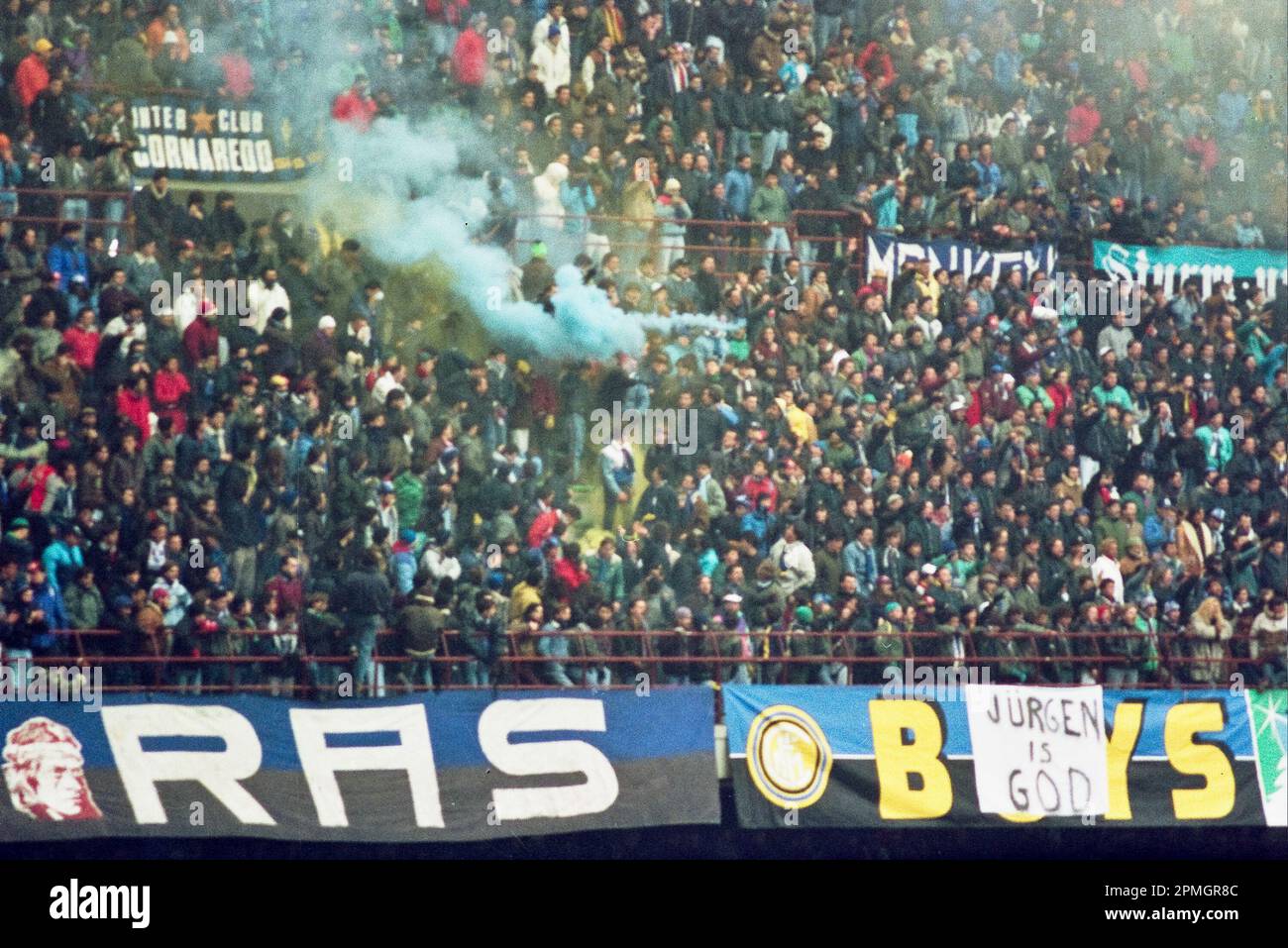 Italy ultras season 1989-90 Serie A - in the photo - inter-udinese ...