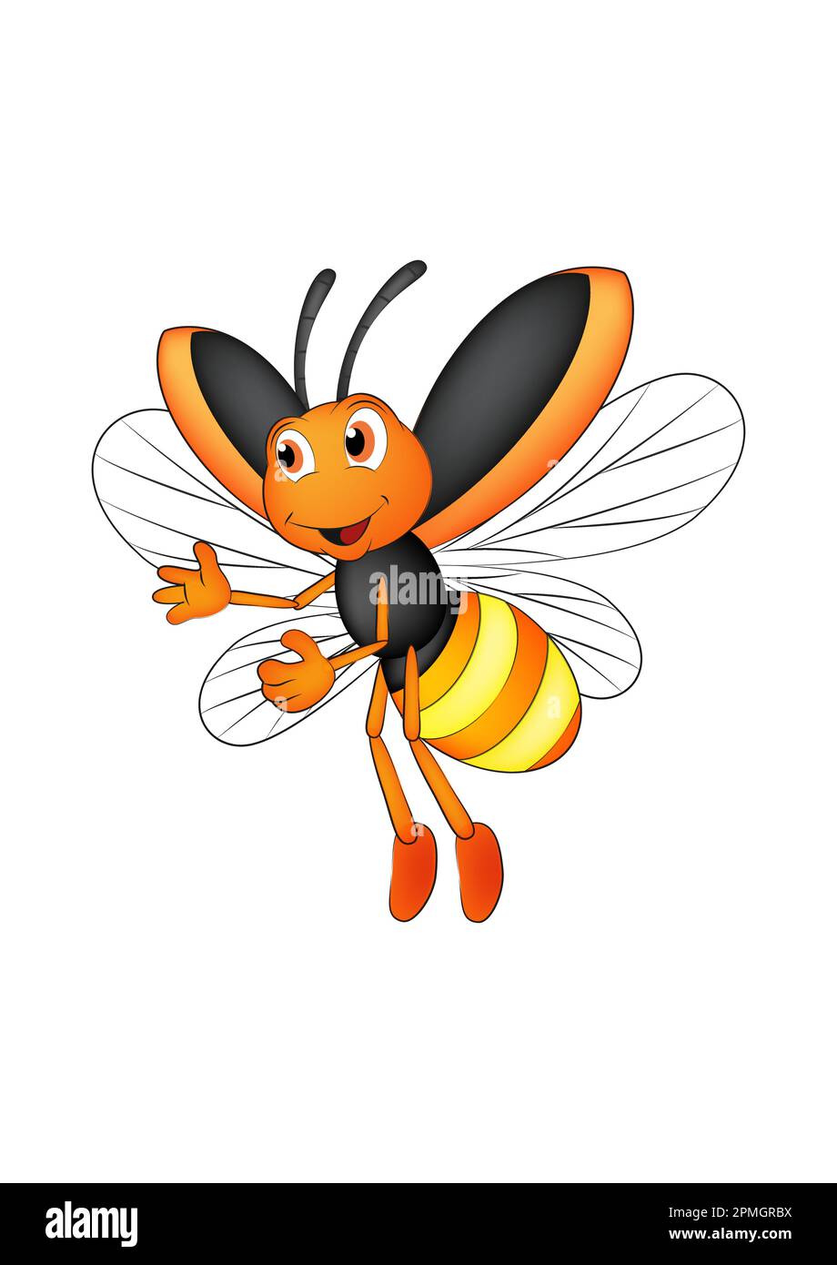 Vector Firefly Cartoon Character Vector Stock Vector Image & Art - Alamy