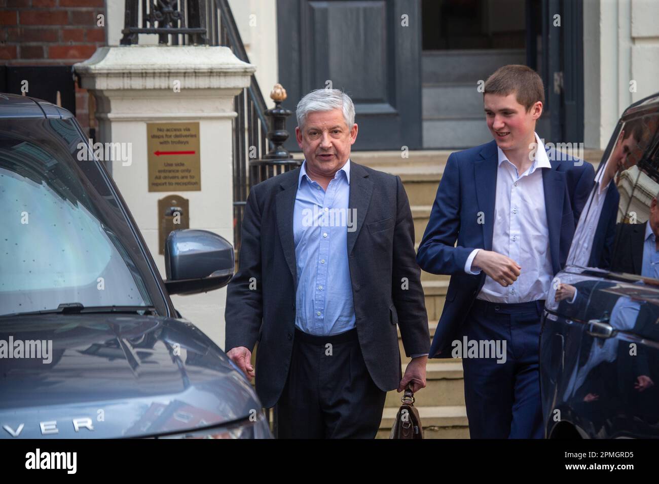 London, England, UK. 13th Apr, 2023. ConservativeHome Editor PAUL ...