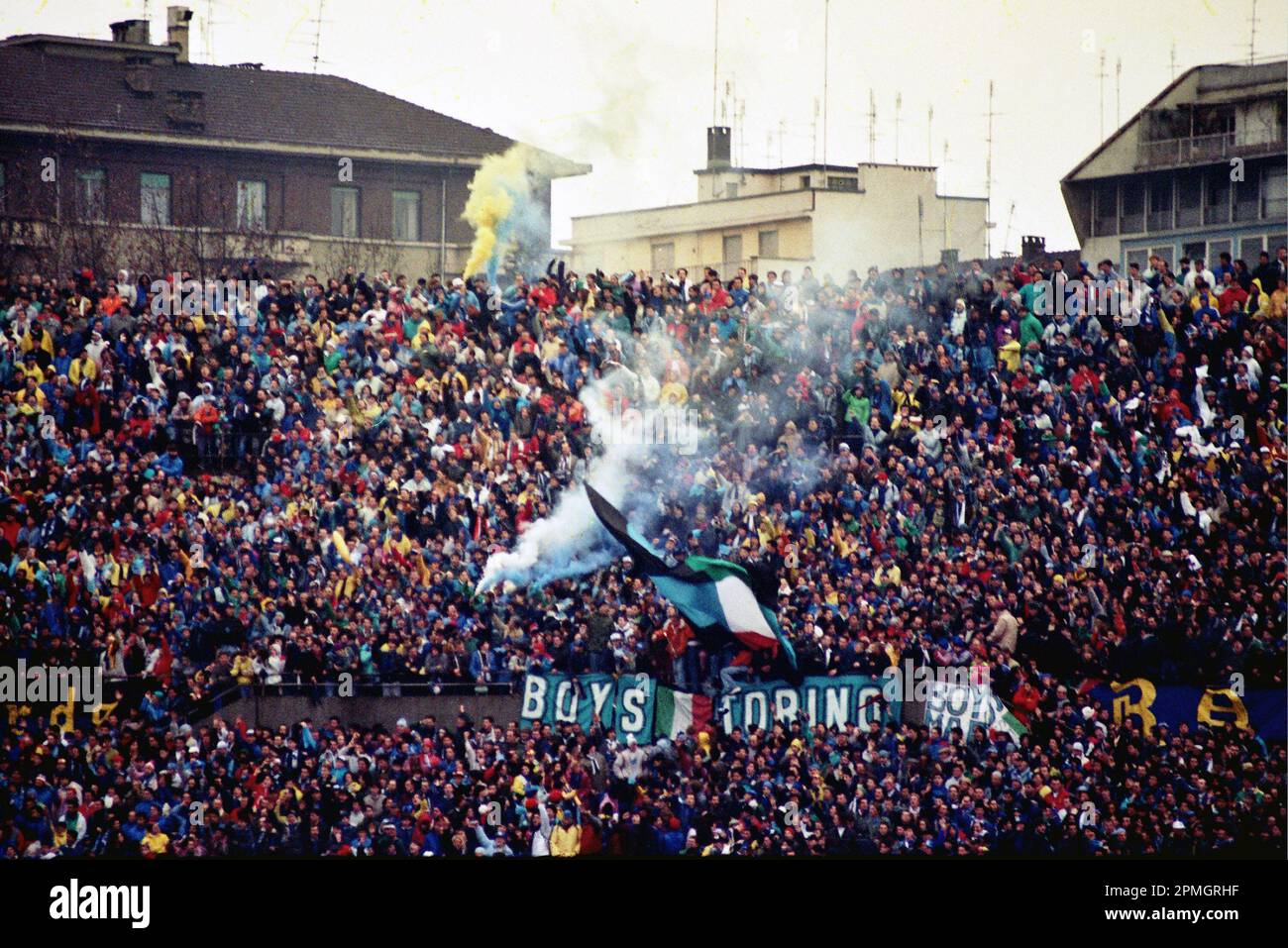 Italy ultras season 1989-90 Serie A - in the photo - juventus-inter ...