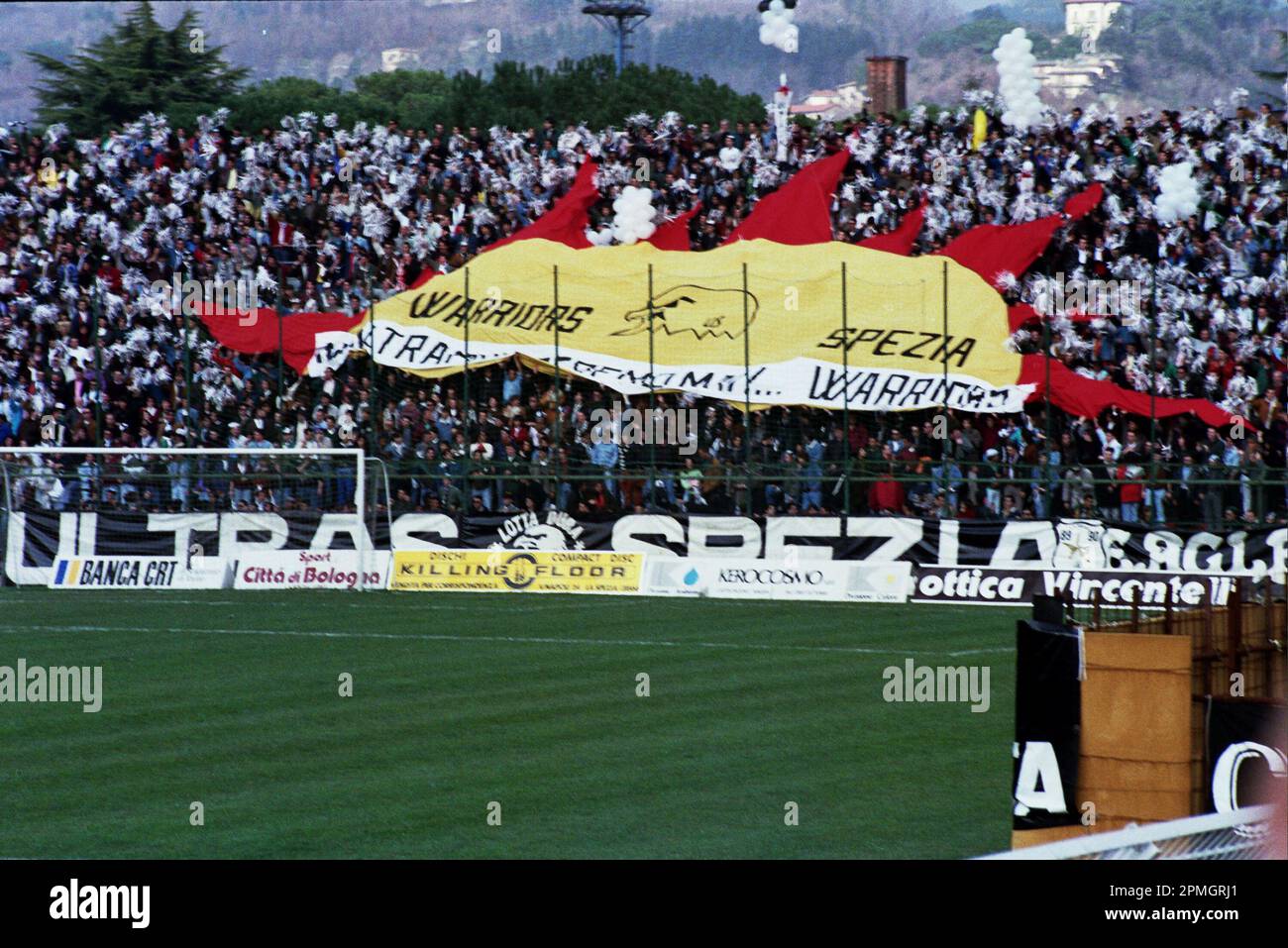 Italy ultras season 1989-90 Serie C - in the photo - spezia-lucchese ...