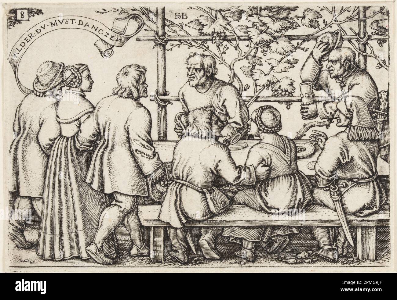 Print, The Peasant's Feast, or, The Twelve Months; Designed by Hans ...