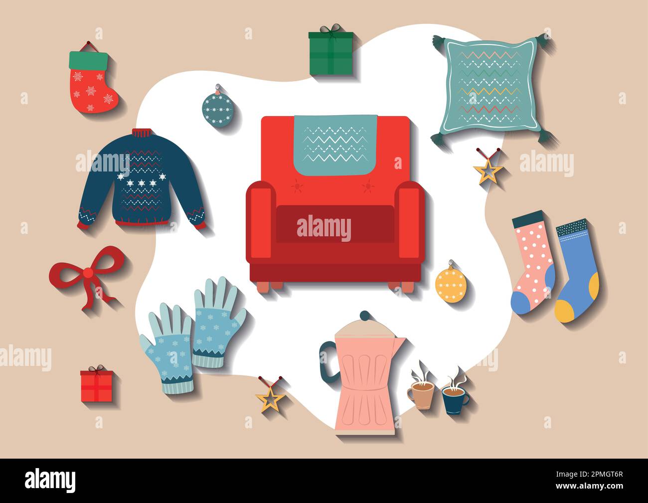 Winter celebration food Stock Vector Images - Alamy