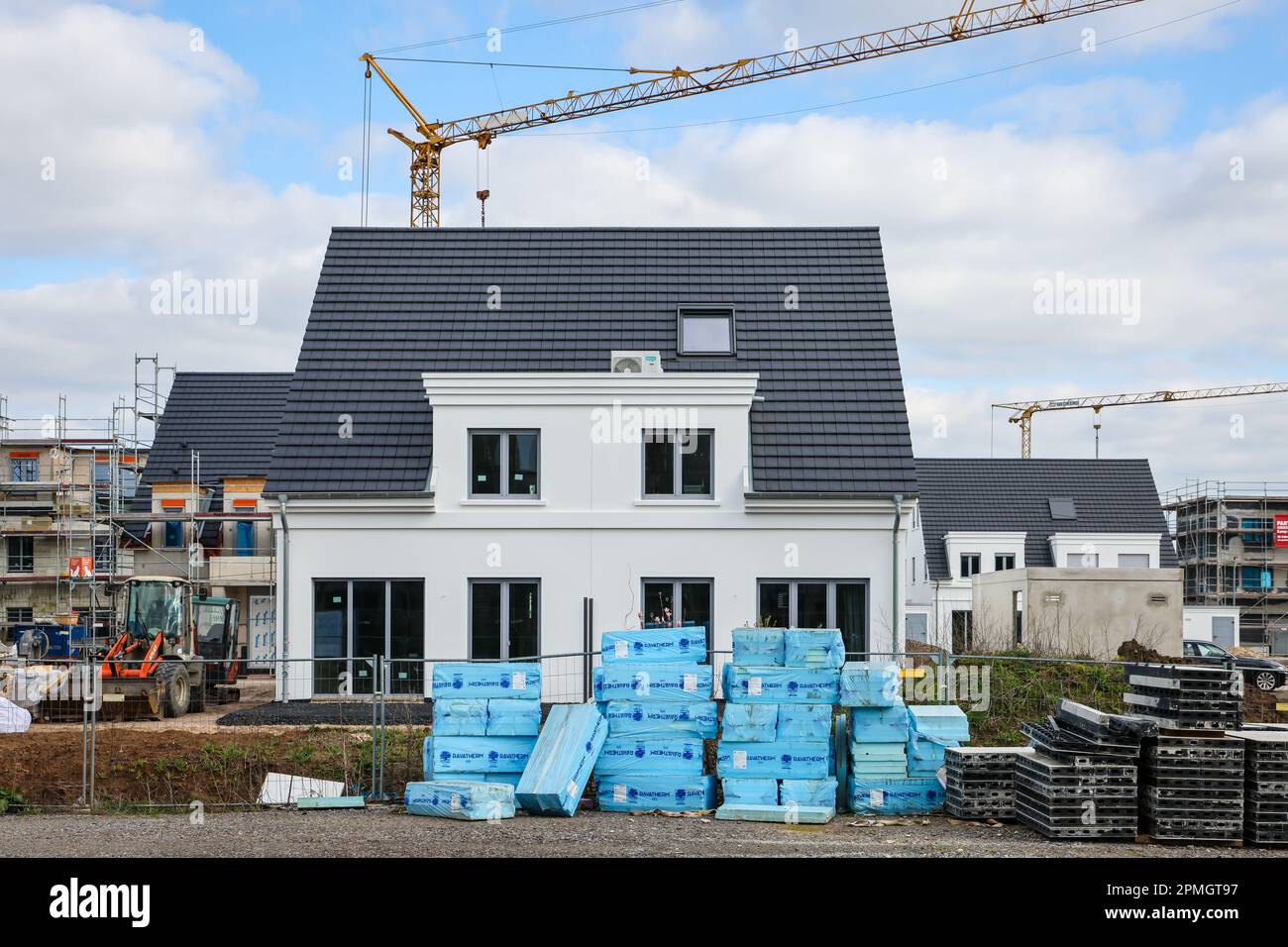 Duisburg, North Rhine-Westphalia, Germany - Housing development in new ...