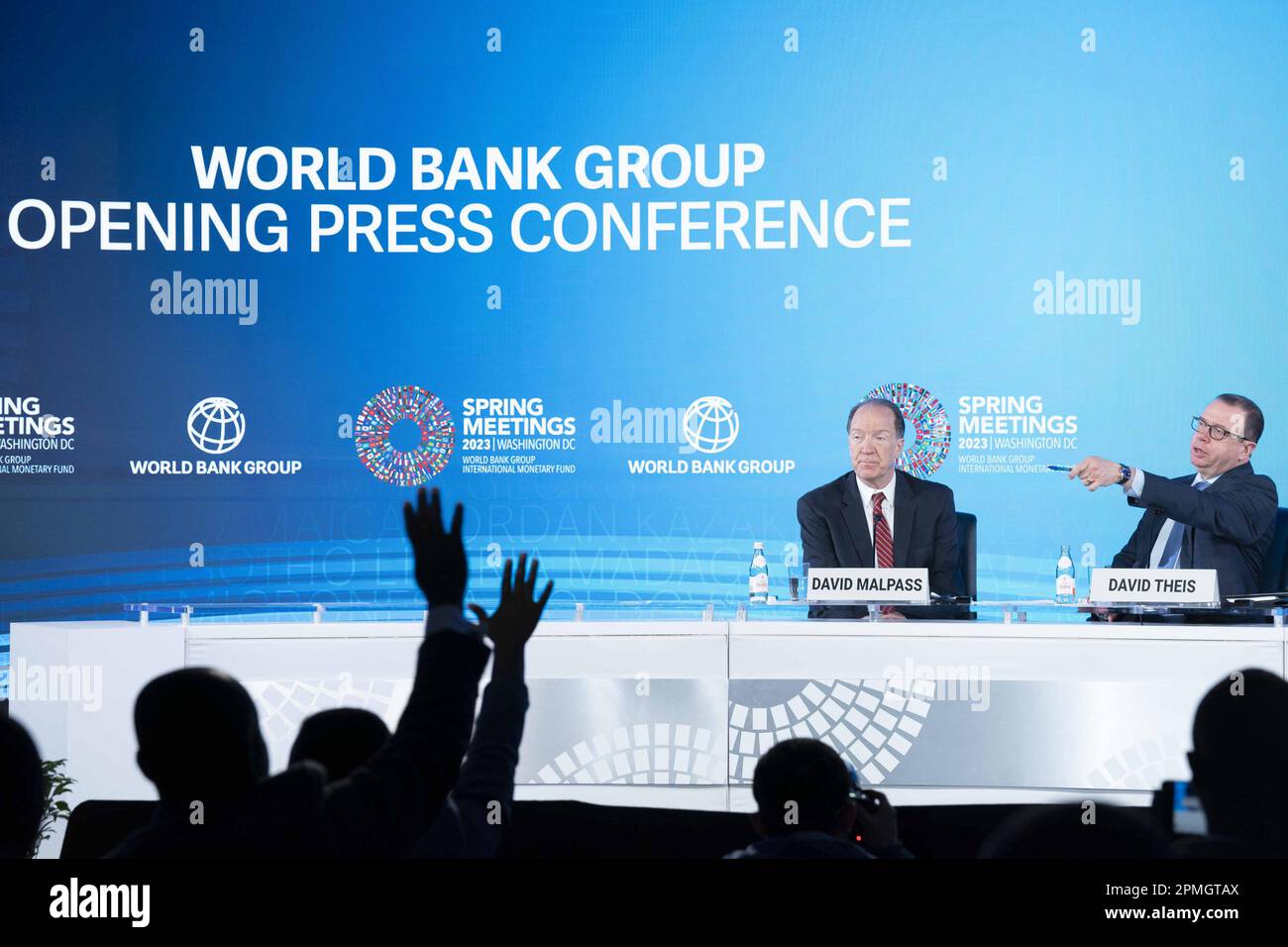 Washington, United States. 13th Apr, 2023. President of the World Bank ...