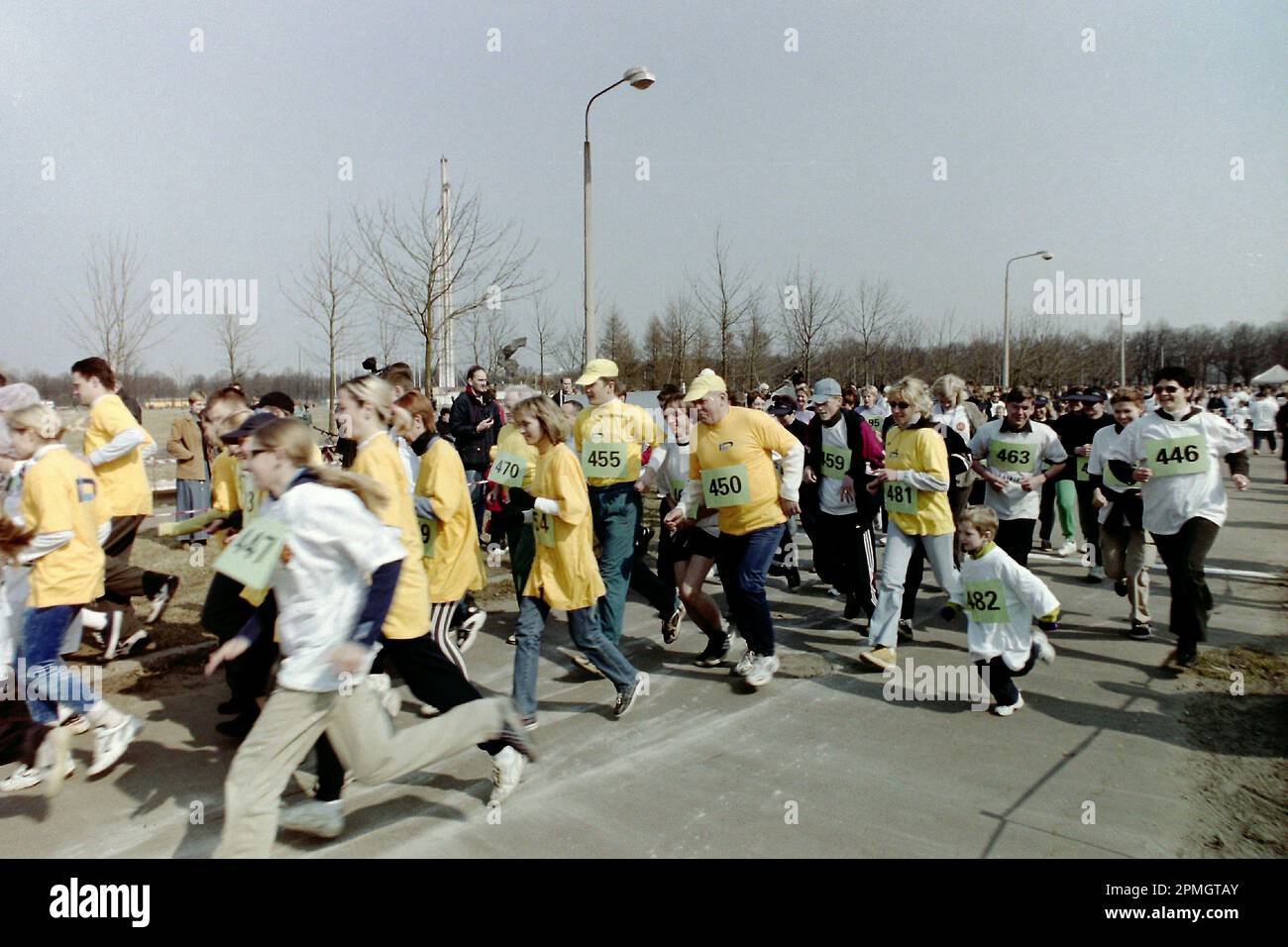 A recreational run for residents of all ages in Riga (photo 04.2002 ...