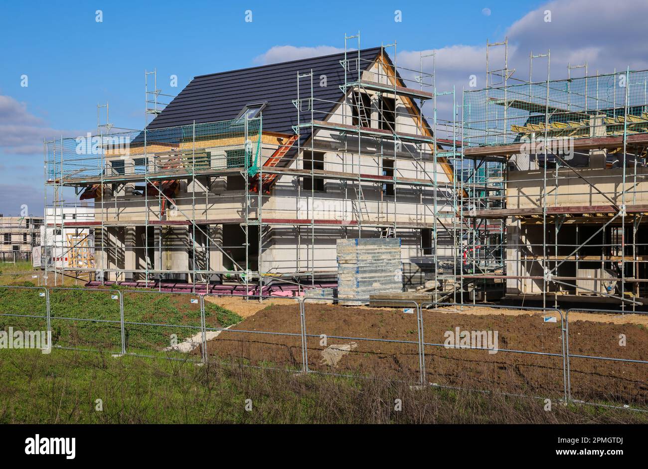 Duisburg, North Rhine-Westphalia, Germany - Housing development in new ...