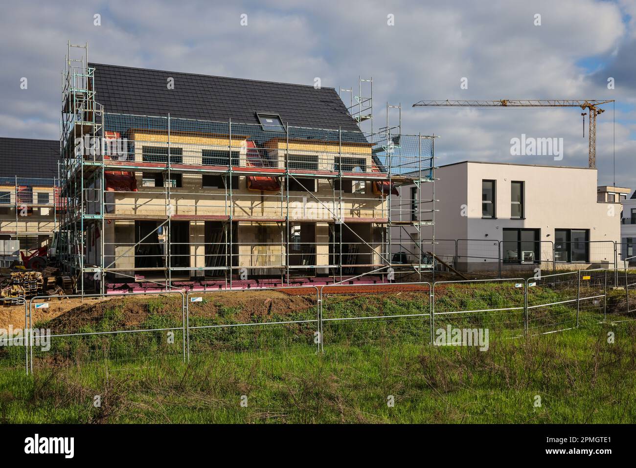 Duisburg, North Rhine-Westphalia, Germany - Housing development in new ...