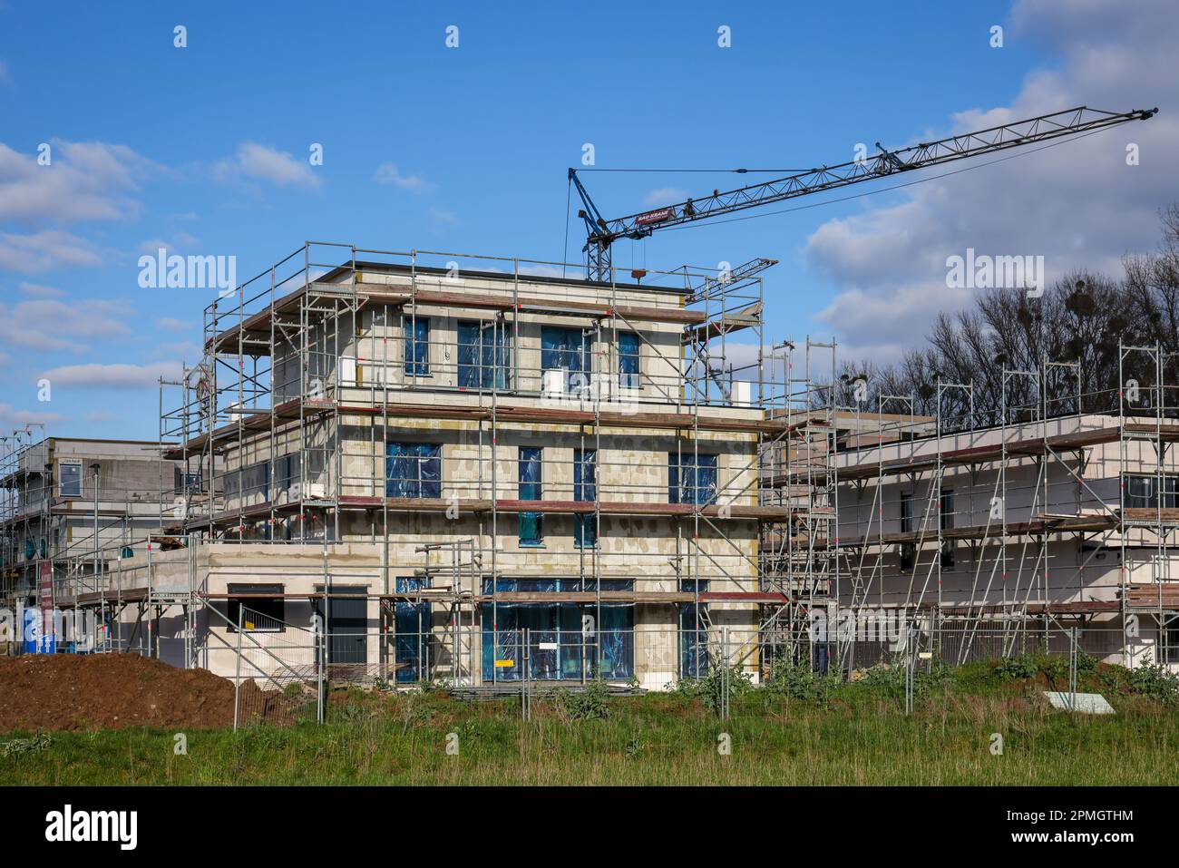 Duisburg, North Rhine-Westphalia, Germany - Housing development in new ...