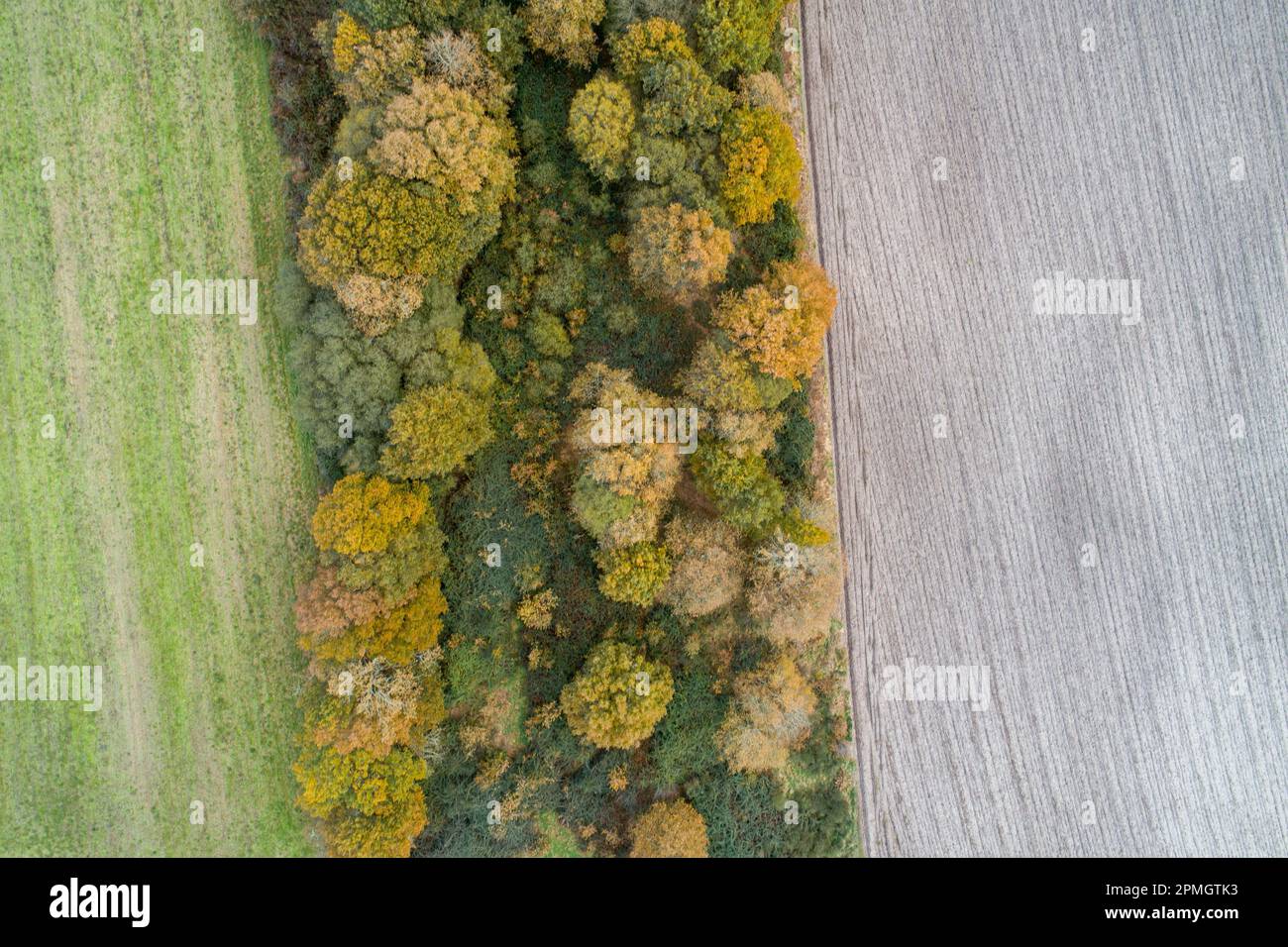 aerial view of some crop fields Stock Photo - Alamy