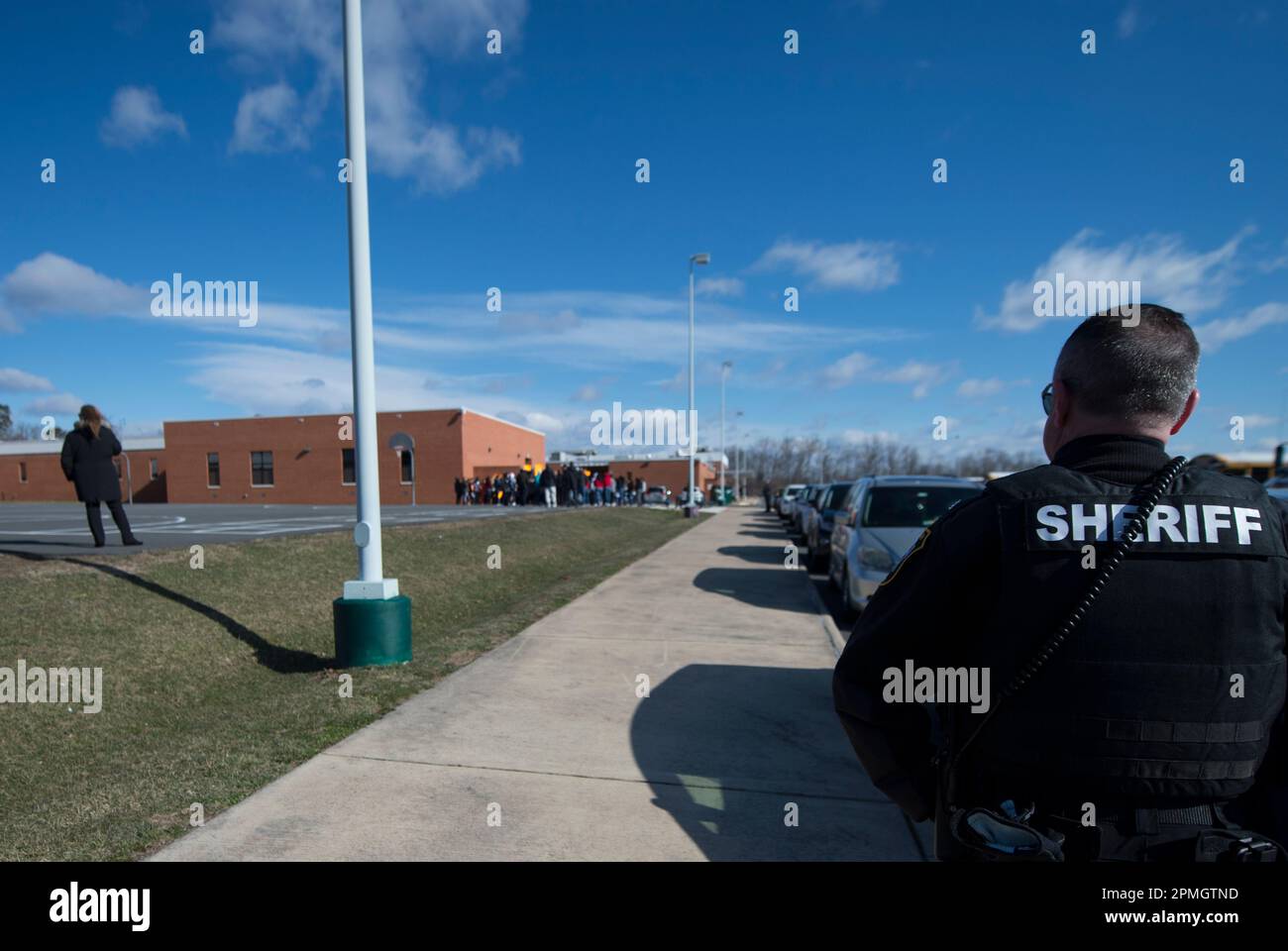 UNITED STATES: March 14, 2018: School Resource Officer Charles Gravatte ...