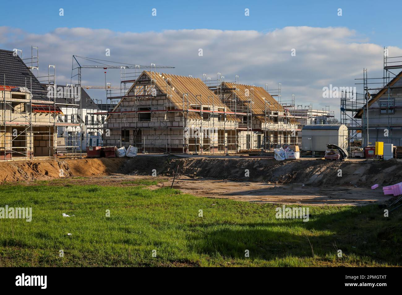 Duisburg, North Rhine-Westphalia, Germany - Housing development in new ...