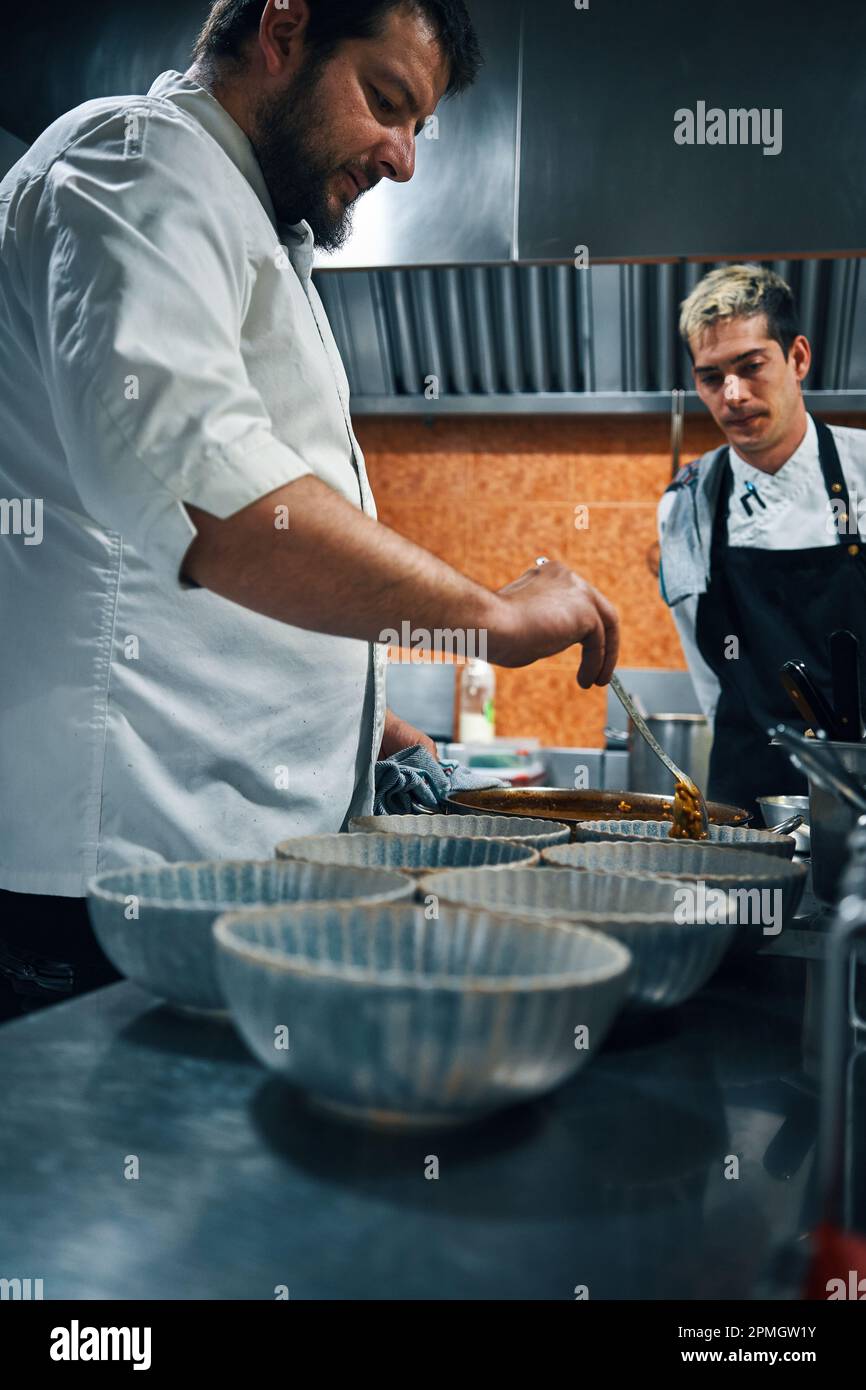 Professional plating hi-res stock photography and images - Alamy