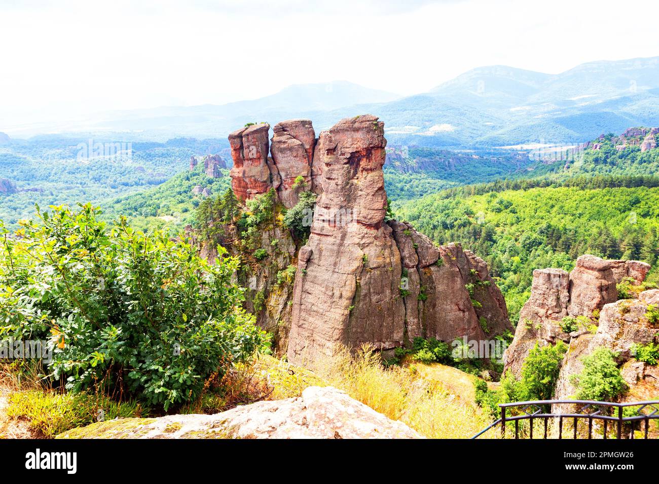 Stunning landscape of the rock phenomenon Belogradchiski skali ...