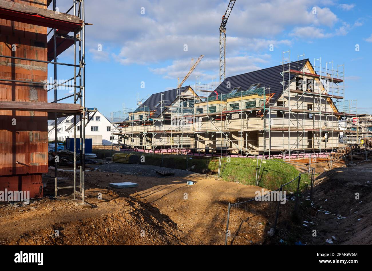 Duisburg, North Rhine-Westphalia, Germany - Housing development in new ...