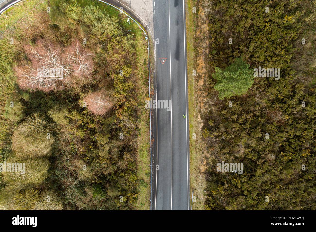 Aerial view bicycle shadow on hi-res stock photography and images - Alamy
