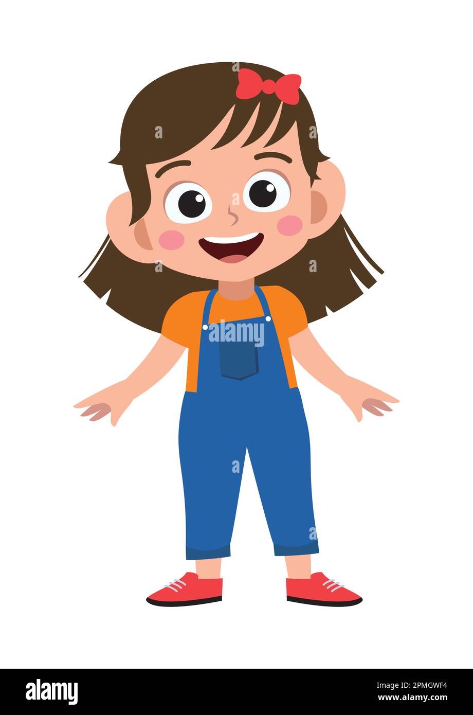 Animated Little Girl