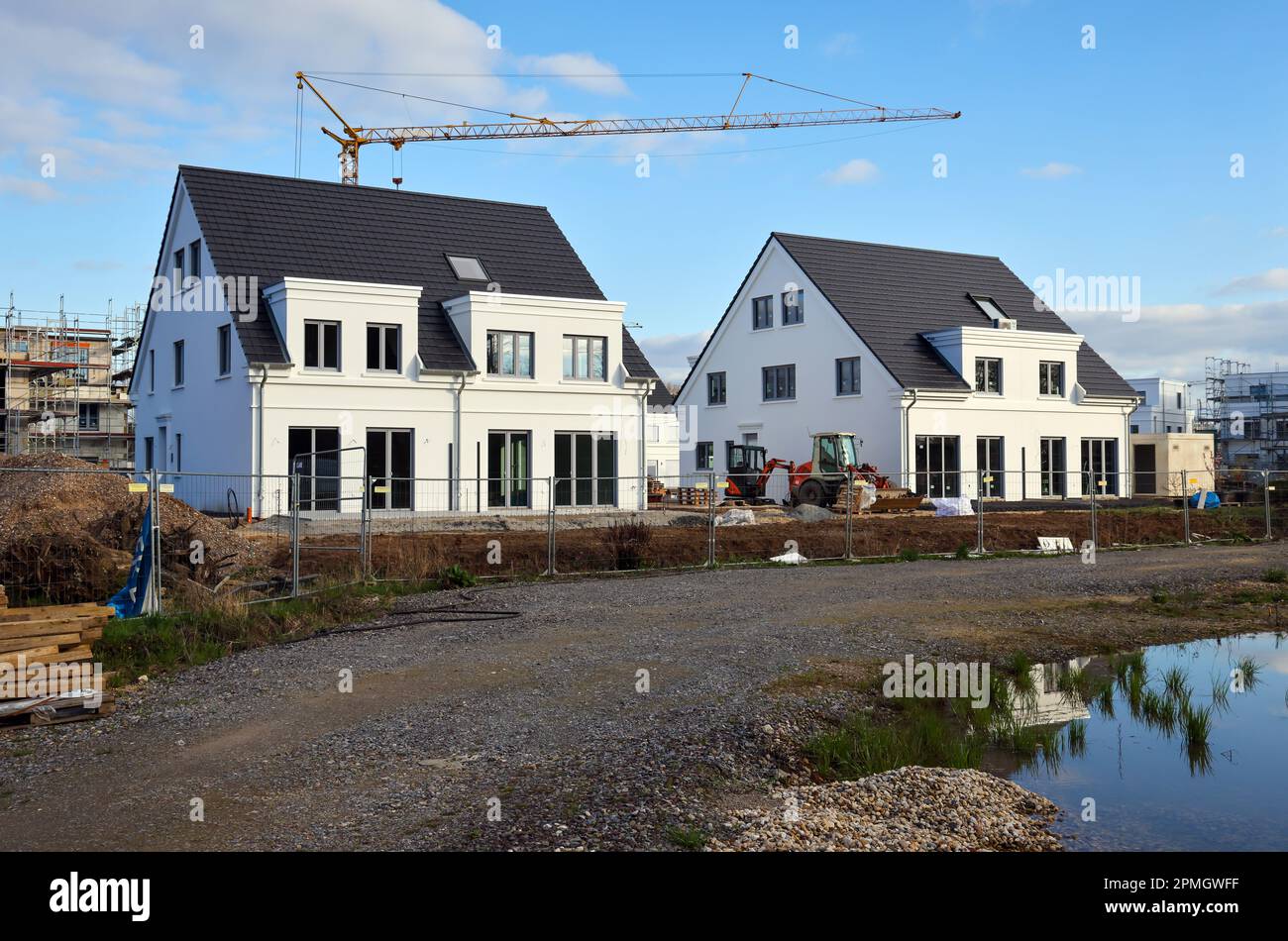 Duisburg, North Rhine-Westphalia, Germany - Housing development in new ...