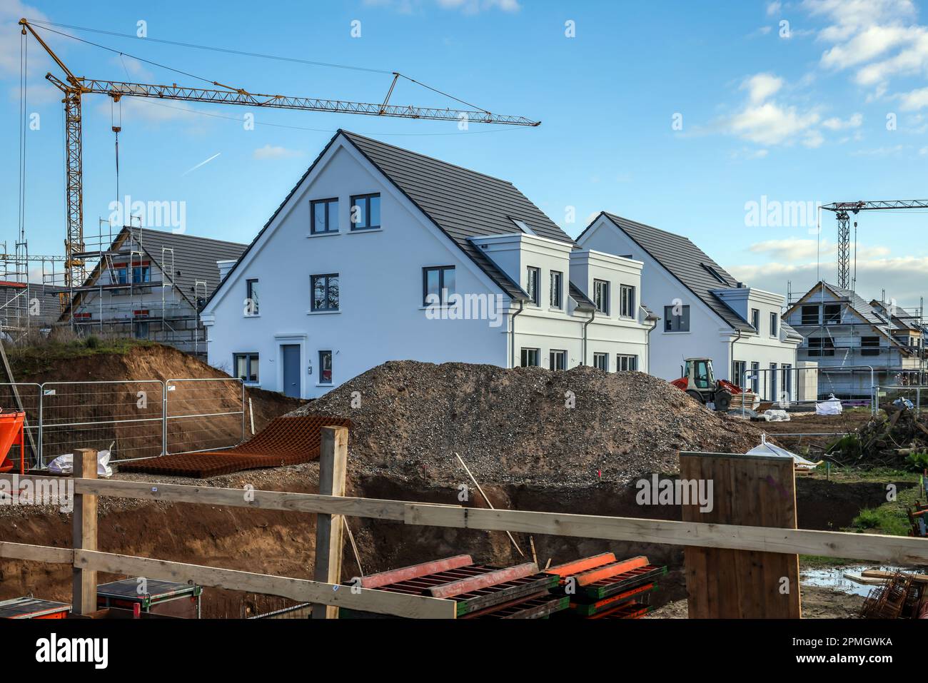 Duisburg, North Rhine-Westphalia, Germany - Housing development in new ...