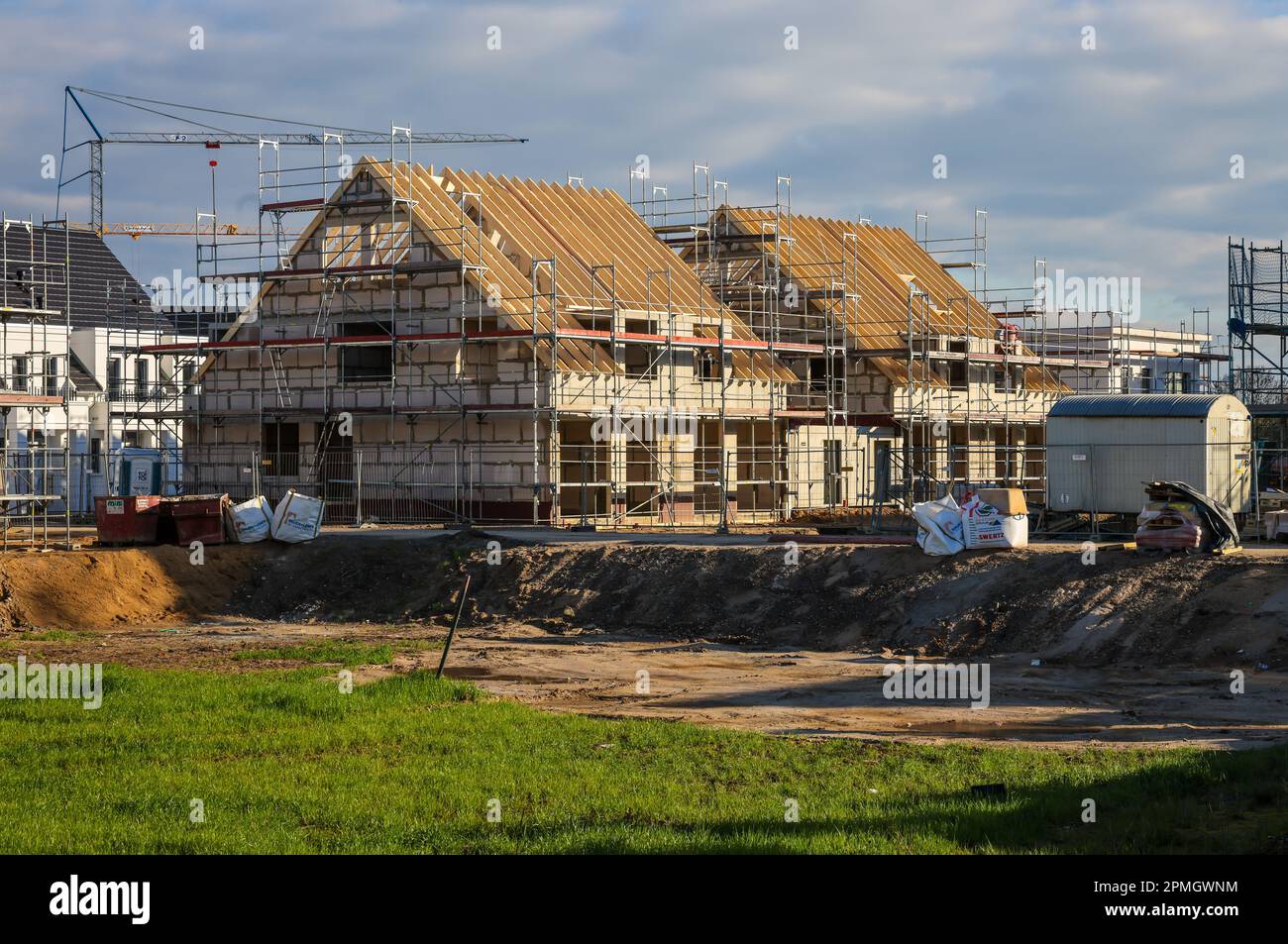 Duisburg, North Rhine-Westphalia, Germany - Housing development in new ...