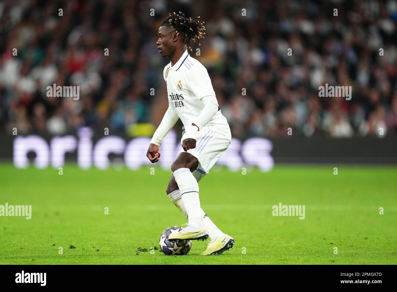 Eduardo Camavinga of Real Madrid during the UEFA Champions League match ...