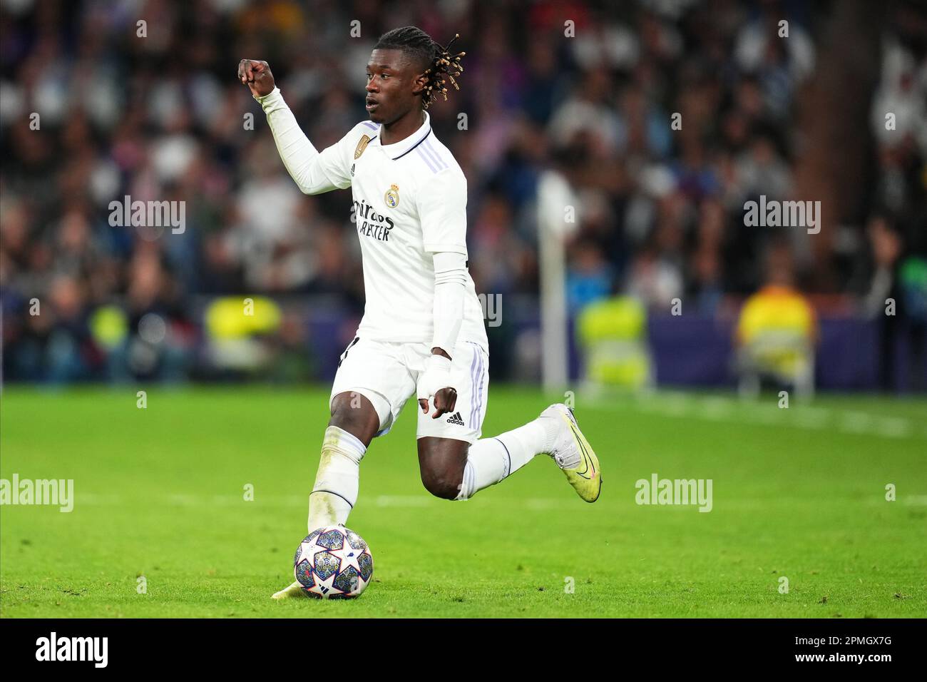 Eduardo Camavinga of Real Madrid during the UEFA Champions League match ...