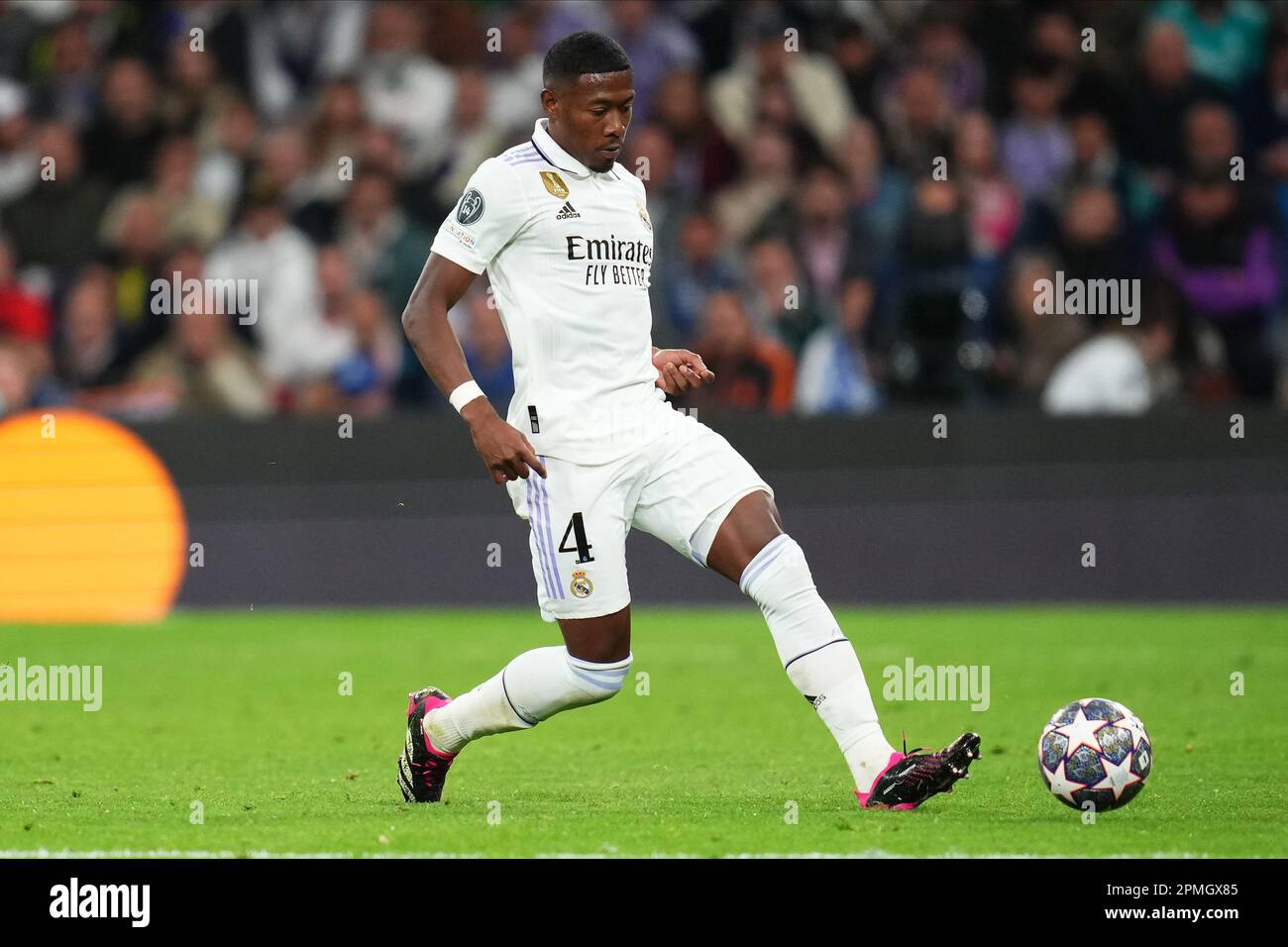David Alaba of Real Madrid during the UEFA Champions League match ...