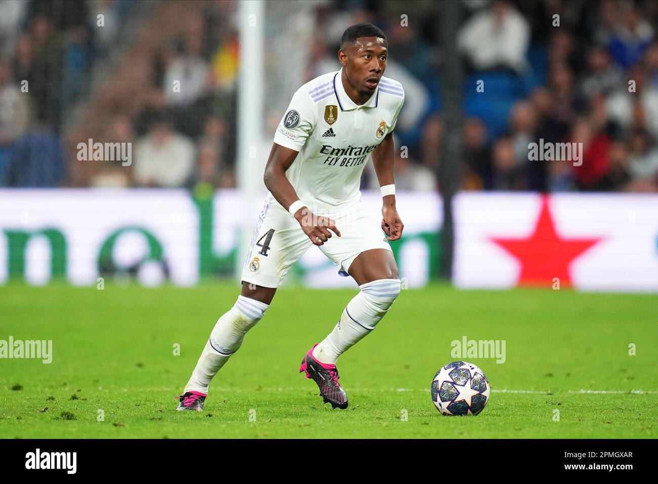 David Alaba of Real Madrid during the UEFA Champions League match ...