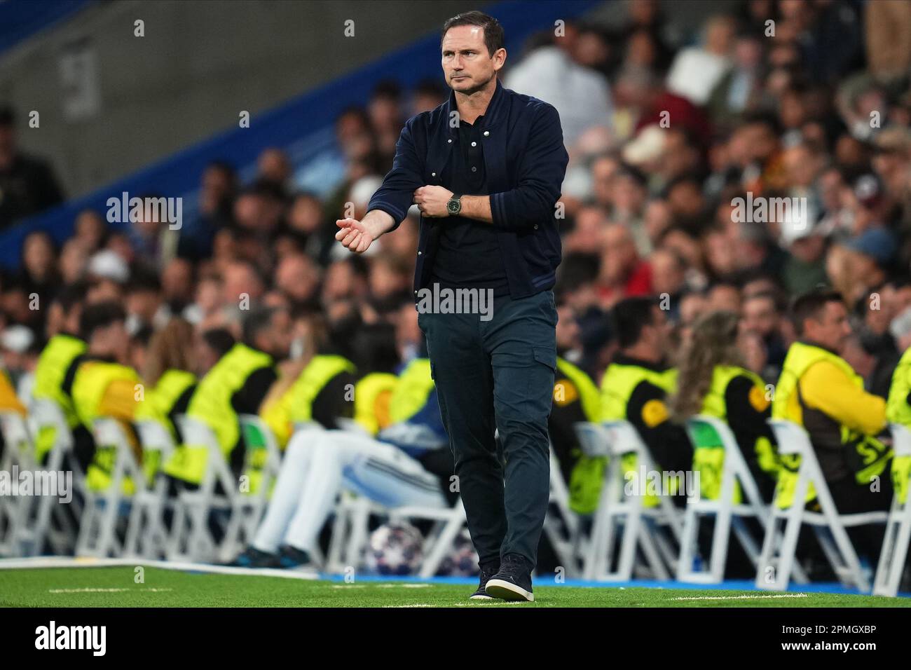 Chelsea FC head coach Frank Lampard during the UEFA Champions League ...