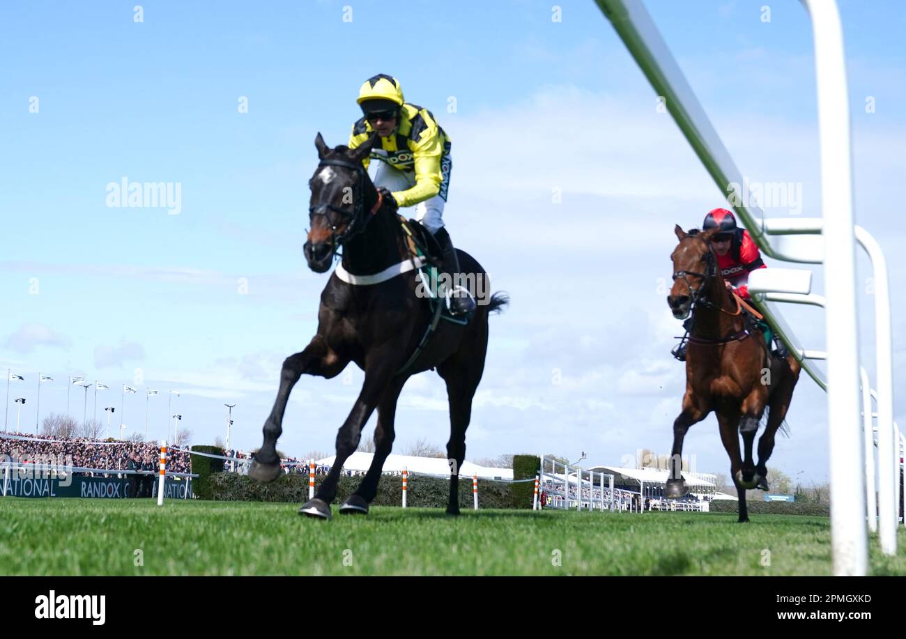 Shishkin ridden by Nico de Boinville (left) wins the Alder Hey Aintree ...