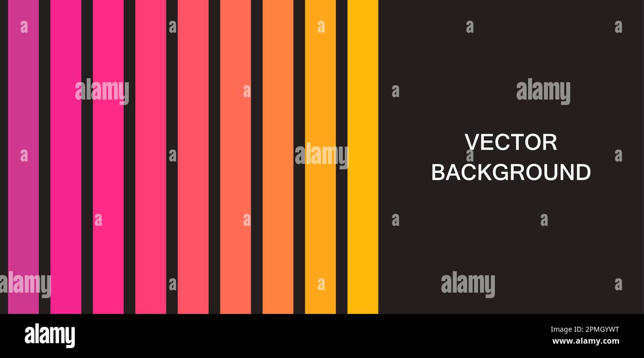 Colors gradient stripes background banner. Vector illustration Stock ...