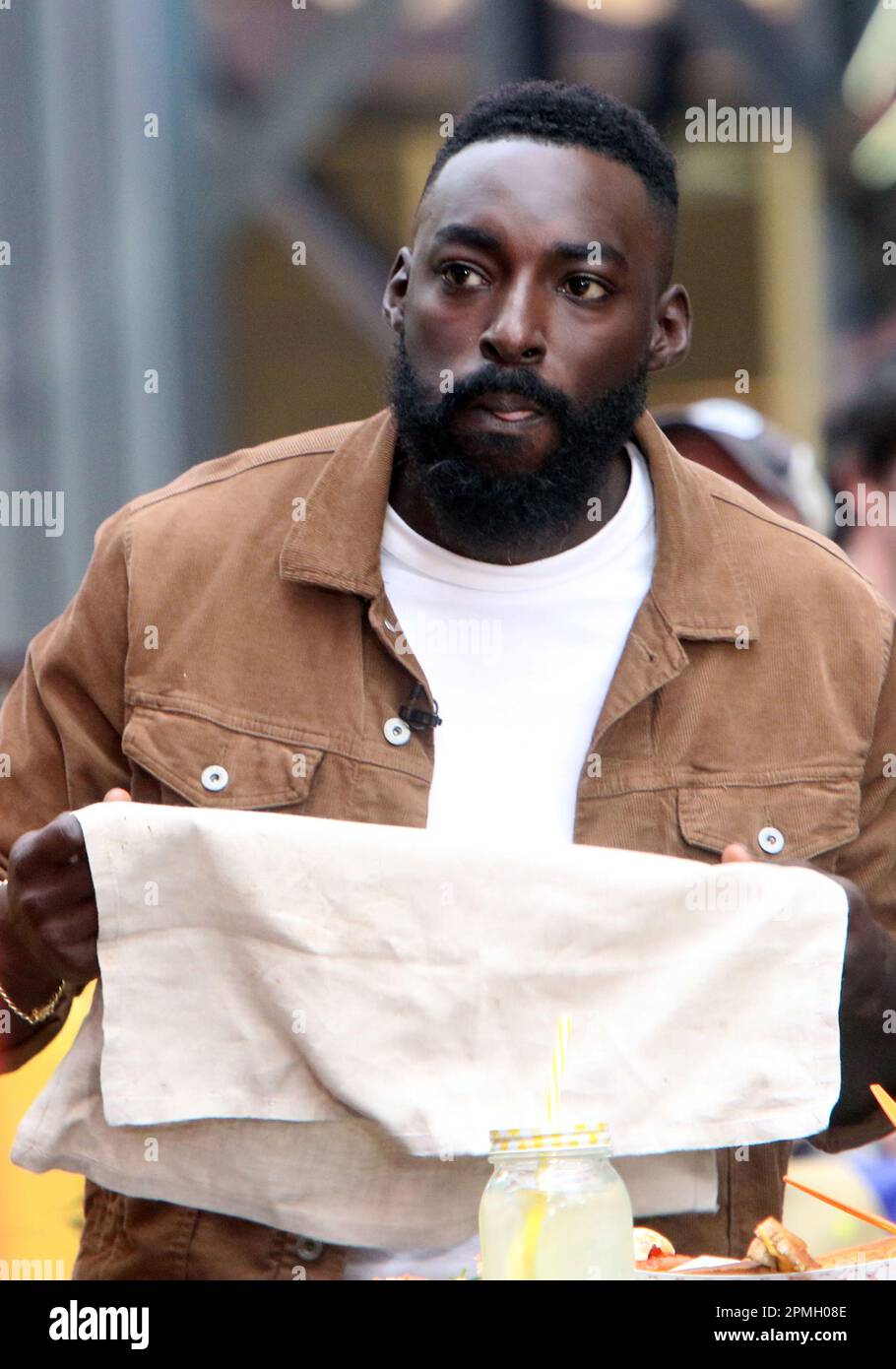 New York, NY, USA. 12th Apr, 2023. Eric Adjepong on Good Morning ...