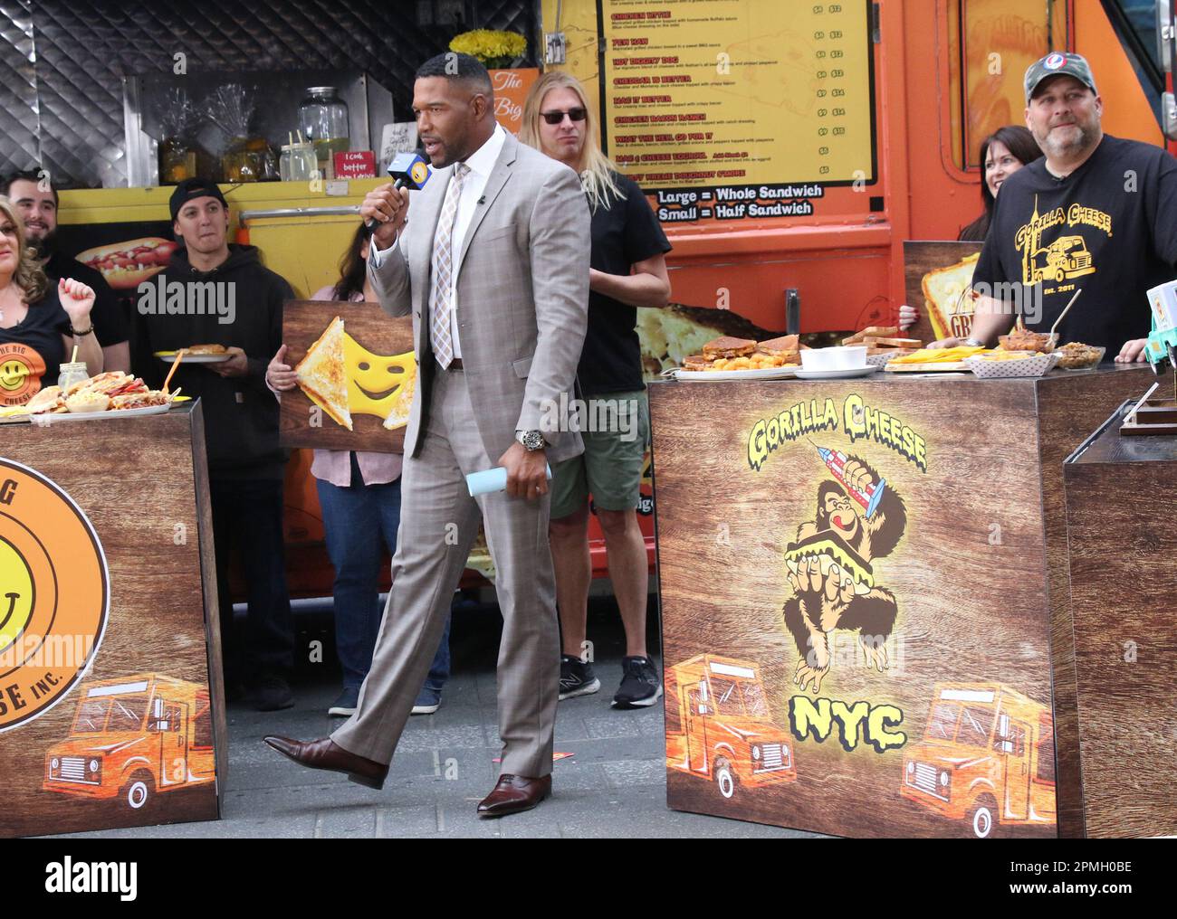 New York, NY, USA. 12th Apr, 2023. Michael Strahan on Good Morning ...