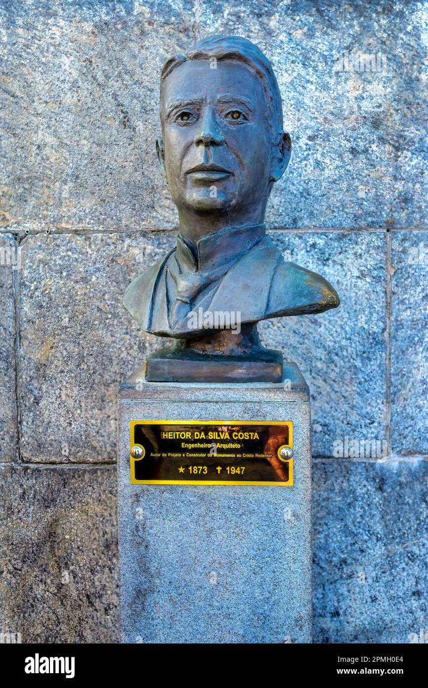 Rio de Janeiro, Brazil - April 4, 2023: Bust sculpture of Heitor Da ...