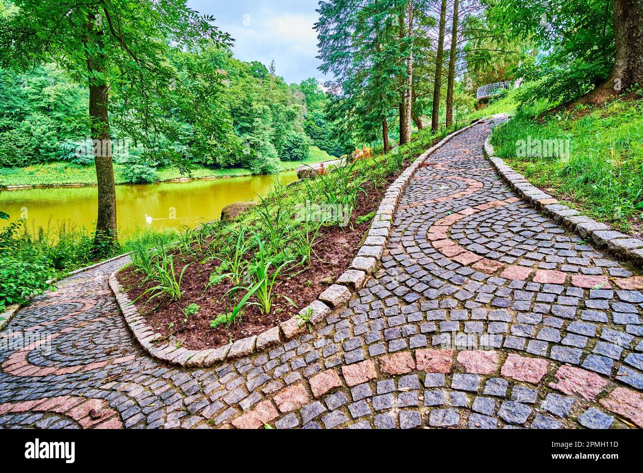 The alleys in Sofiyivsky Park on eof the most popular parks in Ukraine ...
