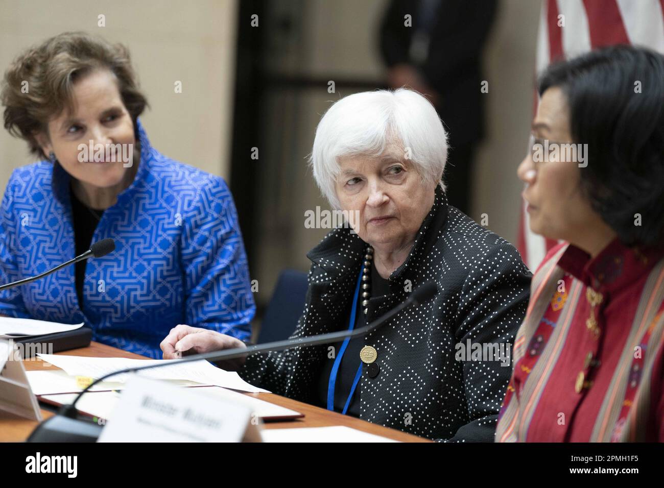 CEO of the Millennium Challenge Corporation Alice Albright and Treasury ...