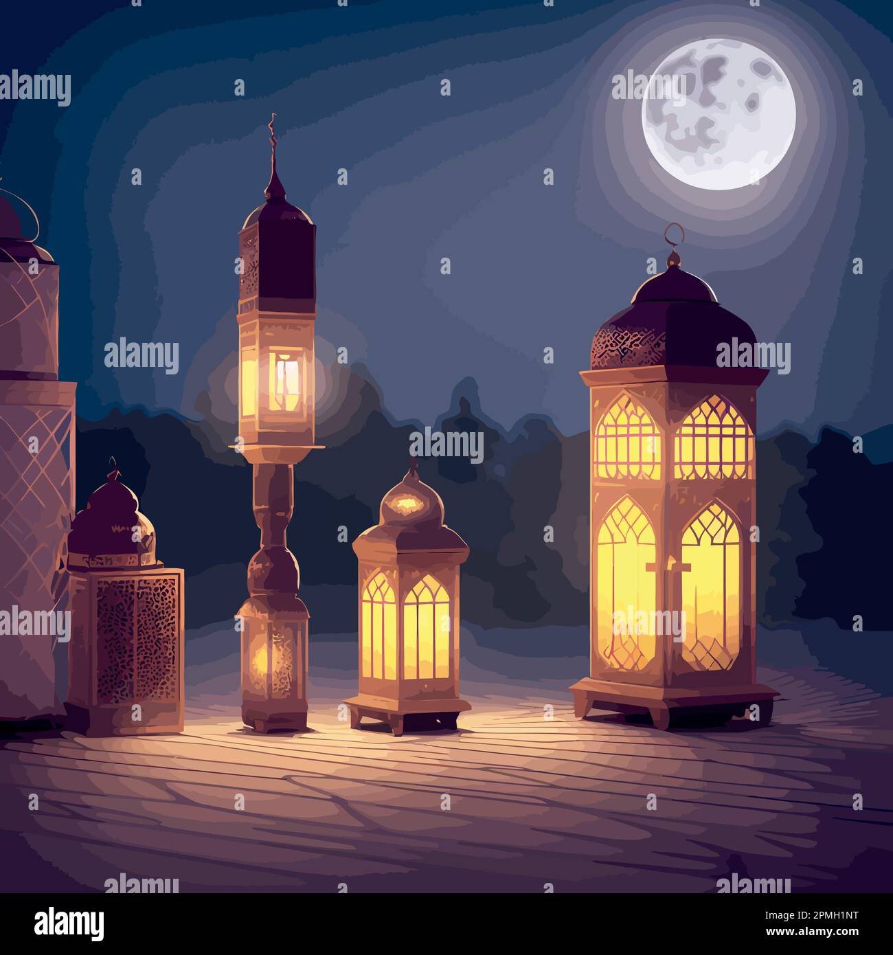 holy month of ramadan beautiful muslim background Stock Photo - Alamy