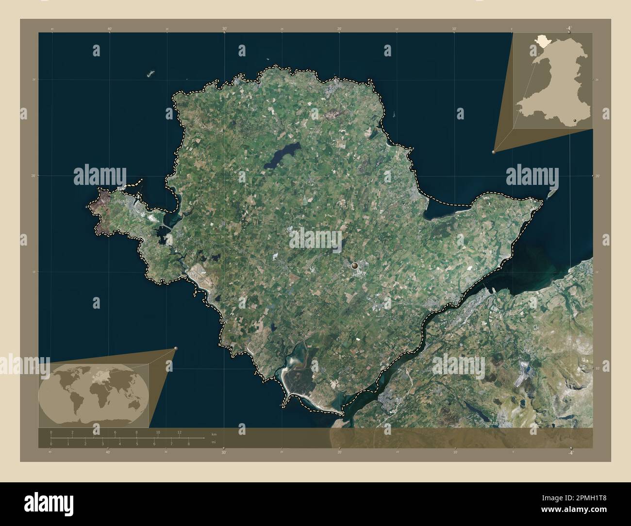 Isle Of Anglesey, region of Wales - Great Britain. High resolution ...