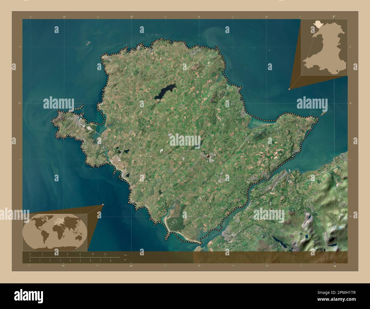 Isle Of Anglesey, region of Wales - Great Britain. Low resolution ...