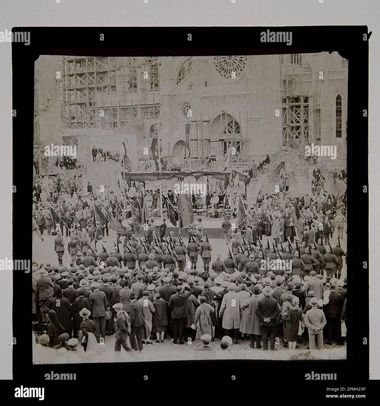 Post WWI event at Ypres cathedral Stock Photo - Alamy