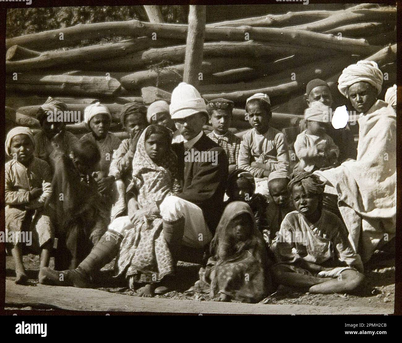 Preaching to children, unknown location, India Stock Photo - Alamy