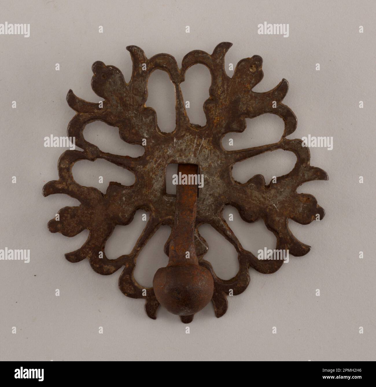 Decorative Door Boss And Nail; steel-plated iron Stock Photo - Alamy