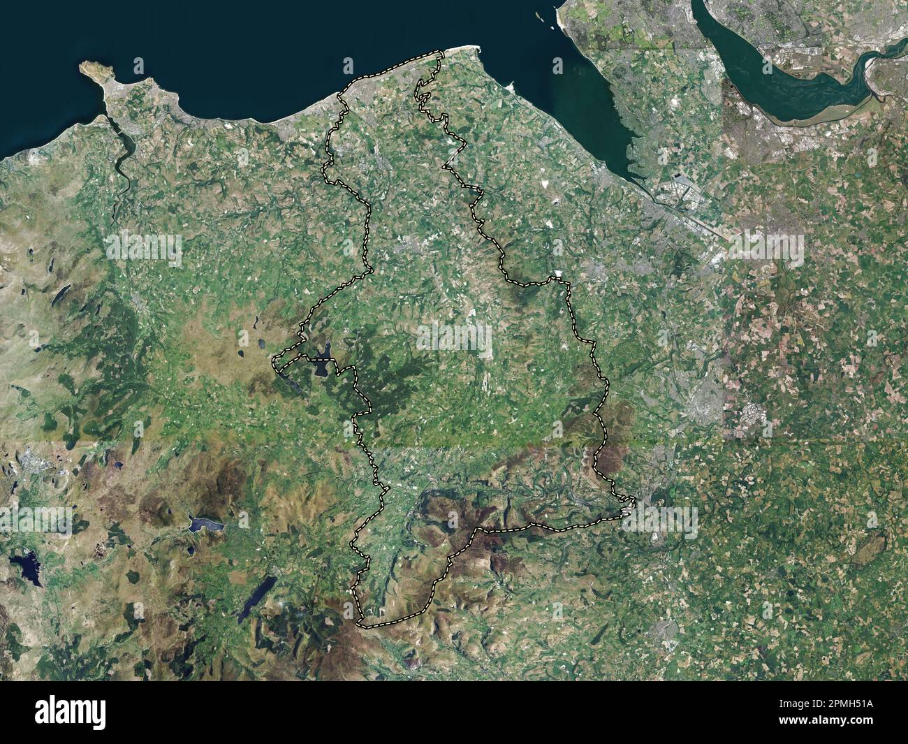 Denbighshire, region of Wales - Great Britain. High resolution ...