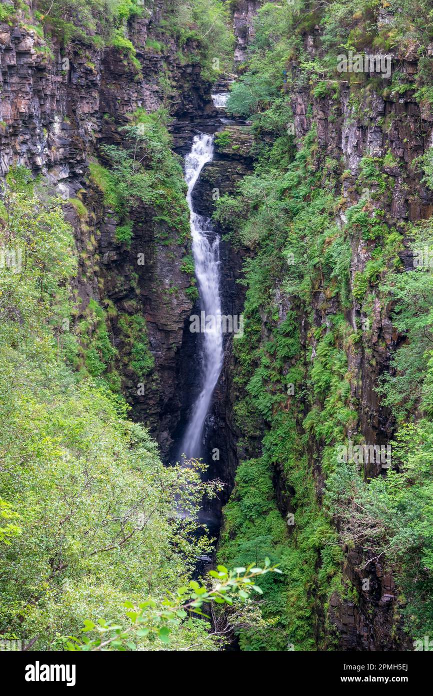 Corrieshalloch gorge near ullapool highlands hi-res stock photography ...