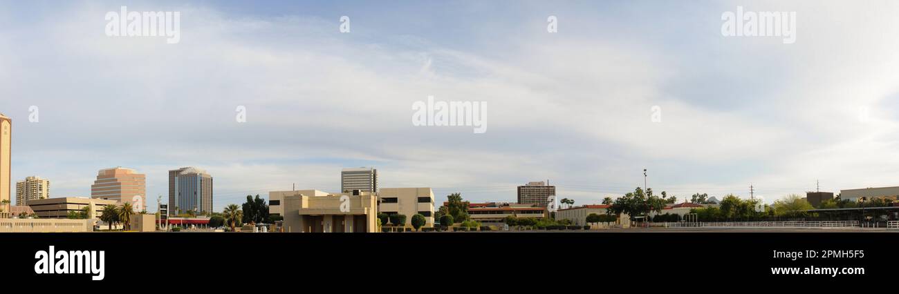 Phoenix Arizona Skyline Panorama Northern area Stock Photo - Alamy